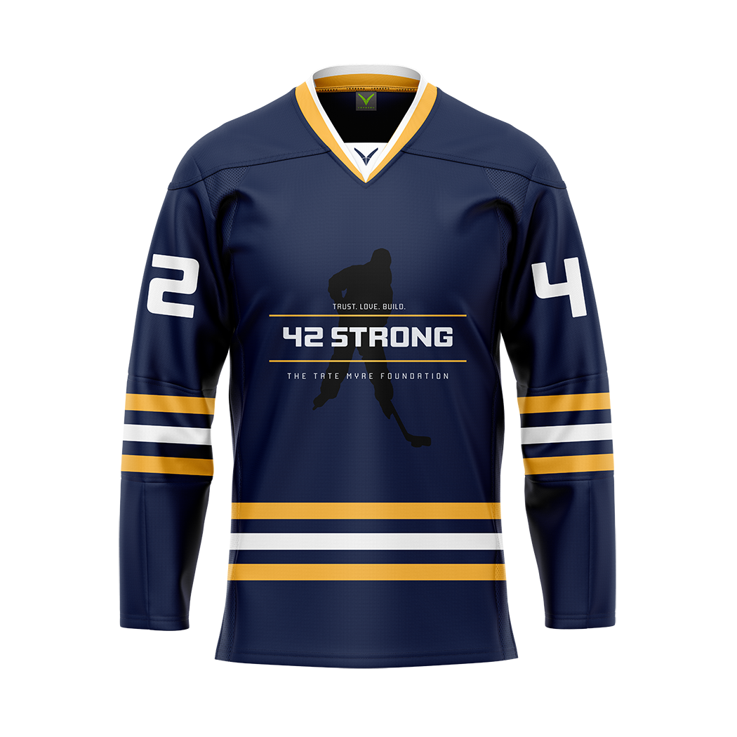 42 Strong Dark Authentic Sublimated Jersey – Verbero™